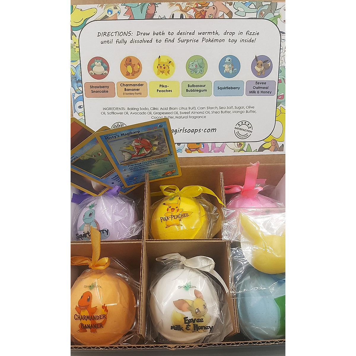 Bath Bomb Toys Inside Bath Bombs, Huge Balls (5 oz) Safe, Great for Bubble Baths, Perfect for Little Girls and Boys (6 Count) Pack of 1