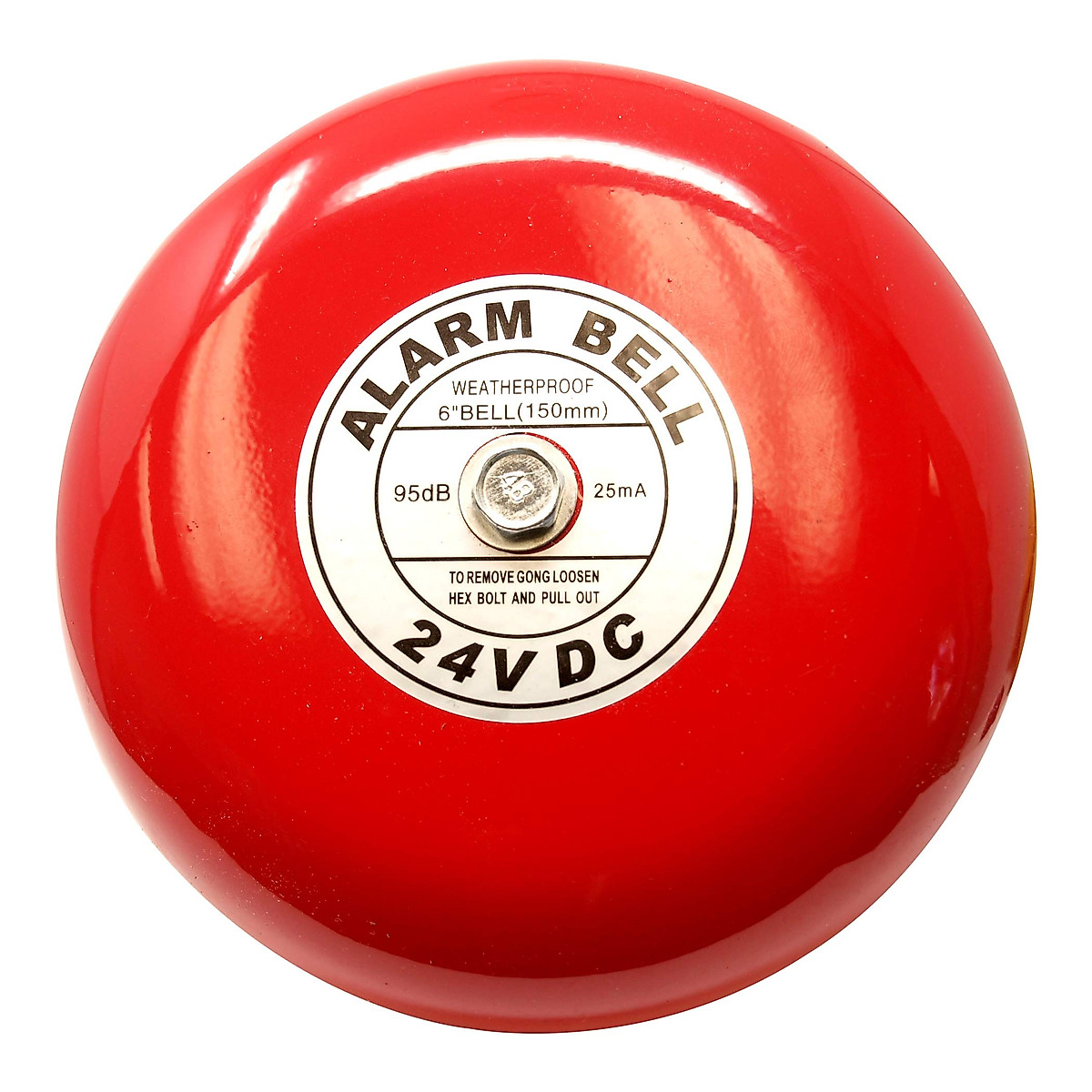 Alarm Bell, Security Bell, Boat Alarm Bell, 24 Volt DC, 6",