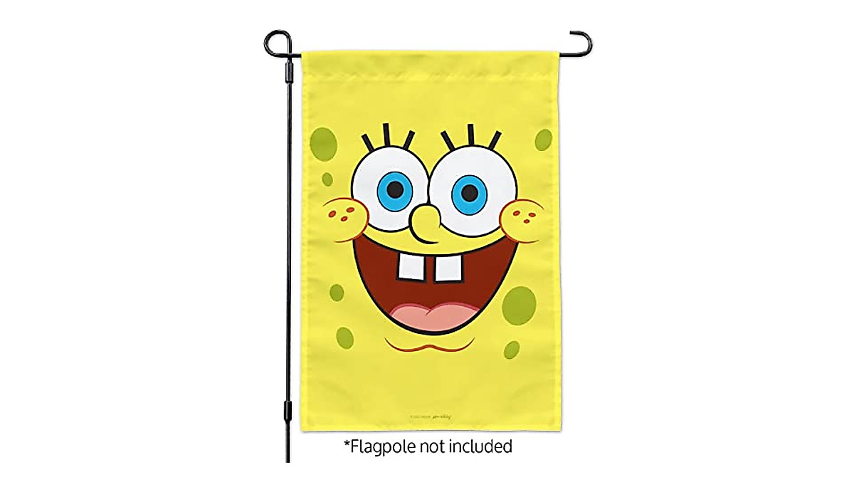 SpongeBob Goofy Smile Garden Yard Flag | Graphics & More