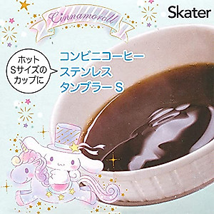 Skater STCV1-A Happiness Girl Sanrio Thermal Insulated Convenience Store Coffee, Stainless Steel Tumbler, 8.5 fl oz (240 ml), S