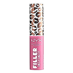 NYX PROFESSIONAL MAKEUP Filler Instinct Plumping Lip Color, Lip Balm - Miami Nights (Hot Pink)