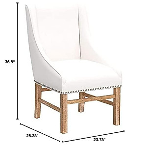 Christopher Knight Home James Fabric Dining Chair, Natural