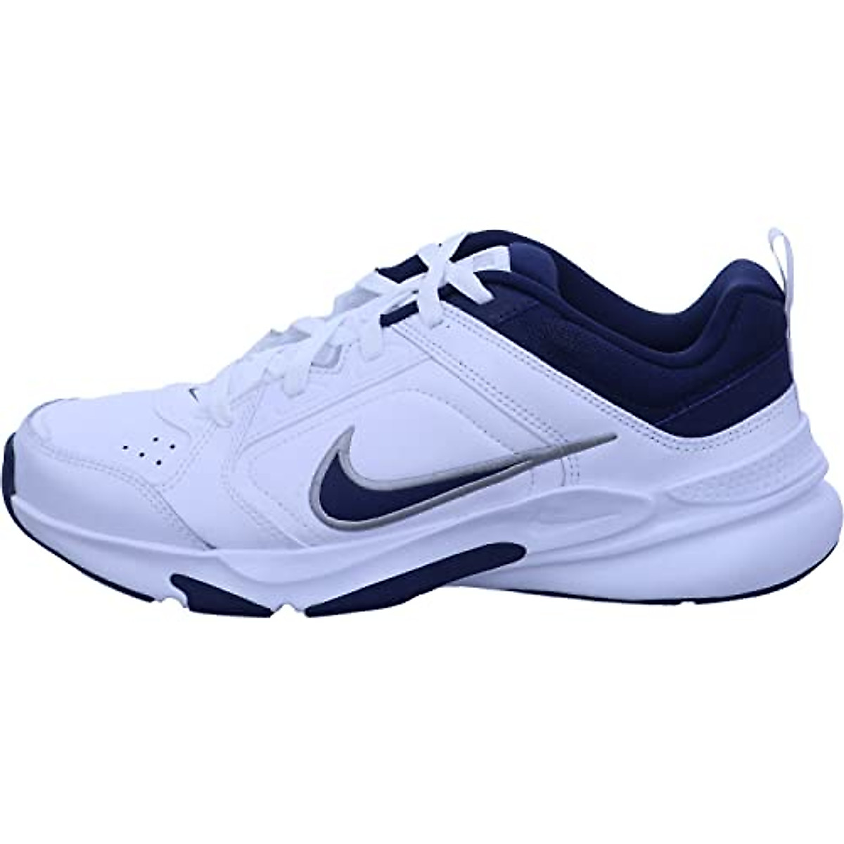 Nike Men's Gymnastics Shoes, White Midnight Navy MTLC Silver, 11 US