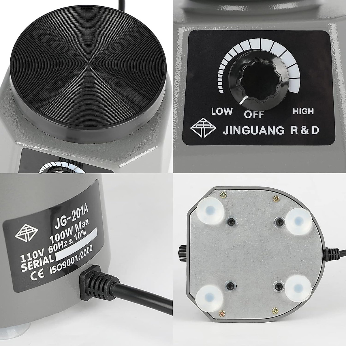 East Dental-Lab Vibrator 4" Round Dentist Equipment,