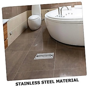 Veemoon 4pcs Floor Drain Washing Room The Kitchen Laundry Softner Rkitchen The Devol Kitchen Water Hair Catcher for Shower Hair Catcher Bathtub Drain Tub Drain Hair Catcher Stainless Steel