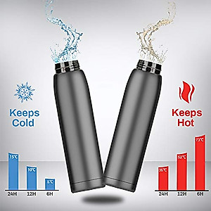 Cute Cat Water Bottle, Jhua Stainless Steel Insulated Water Bottles Vacuum Travel Coffee Mug for Kids Girls Women Leak-proof Cat Insulated Water Bottle, 320 ml/10.8 oz