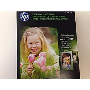 Hp Everyday Photo Paper Glossy 4" X 6" 100 Sheets