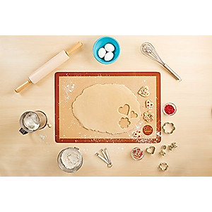 Mrs. Anderson’s Baking Non-Stick Silicone Full-Size Pastry Rolling and Baking Mat, 16.5-Inch x 24.5-Inch