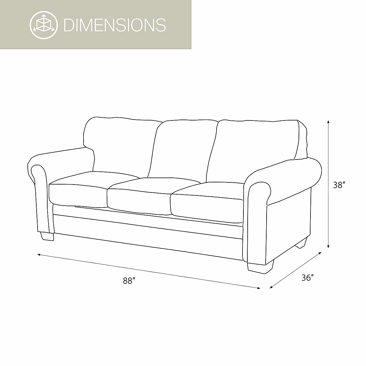 American Furniture Classics Model 8503-90 Deer Teal Lodge Tapestry Sofa