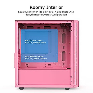 SZD S590 Gaming pc case (Pink)