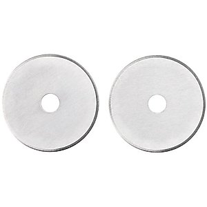Fiskars 95417097J Straight Rotary Replacement Blades, 28mm, 2 Pack,stainless steel