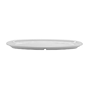 G.E.T. OP-624-W Melamine Oval Serving Platter, 23.25" x 16.75", White