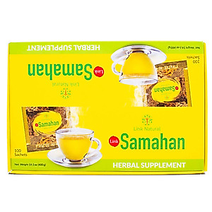 100 Link Samahan Ayurvedic Herbal Tea Packets Sri Lankan