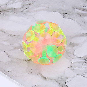 STOBOK 4pcs Fun Suction Cup Ball Colorful Ball Toys Novelty Toys for Kids Boys Girls Birthday Party Favors