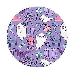 Pastel Goth Halloween Witchy Magical Spiritual Kawaii Ghost PopSockets Swappable PopGrip
