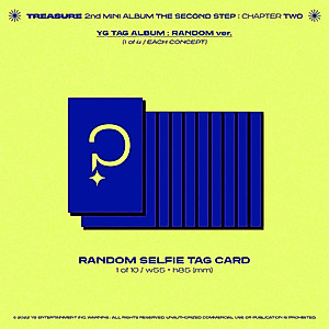 dreamus TREASURE 2nd MINI ALBUM [THE SECOND STEP : CHAPTER TWO] YG TAG ALBUM Random ver.