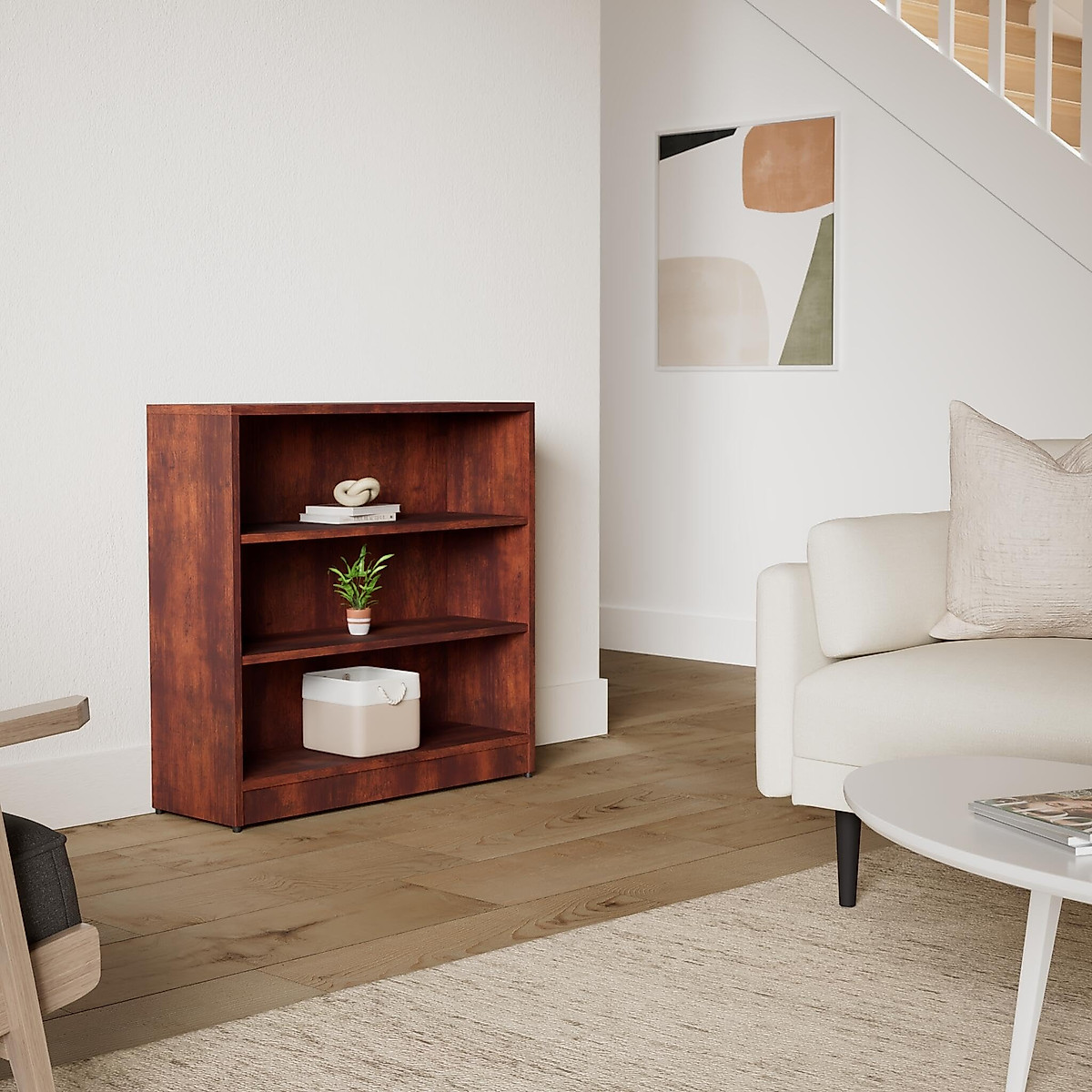 Lorell Cherry Laminate Bookcase