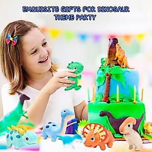 Threan Dinosaur Volcano House with 9 Plush Dinosaurs Stuffed Animals, Dinosaur Plush Gifts Toys for Kids Boys Girls