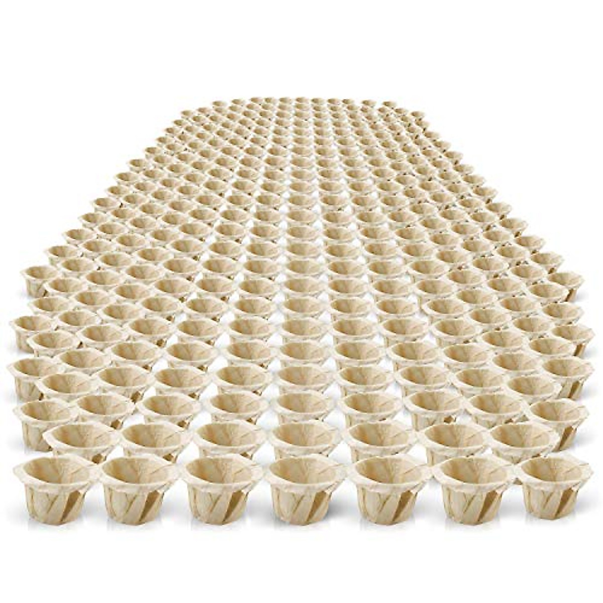 canFly 1000 Unbleached Disposable K-CUP Paper filters for Keurig single cup coffer filters compatible with Ekobrew, EZ-Cup and other Reusable K-CUP Filters (1000)