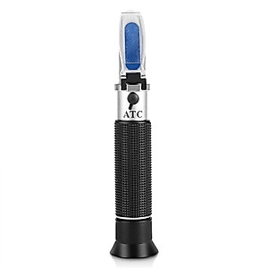 Refractometer,Alcohol Tester,Hydrometer Alcohol,Handheld Wine Tester Meter Measure Instrument,Wine Refractometer Alcohol 0-80% Test Refractometer