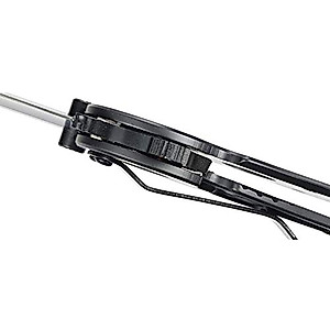 CRKT M16-04KS Folding Pocket Knife: Sandvik Steel Blade with Stainless Steel Handle, Carson Flipper Opening, and Frame Lock