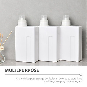 CIYODO 1000ml Empty Laundry Bottles Reusable Refillable Storage Bottle for Lotion Shampoo