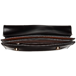 Mellow World Women's Primerose Hb27228, Vegan Leather Flower Pat Cb with Top Handle, Mag Snap Closure, White, One Size