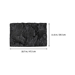 POPETPOP Aquarium Background Board - Reptile Cork Terrarium Background, Fish Tank Background Board Habitat Decor