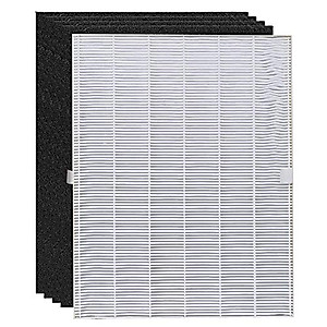 HIFROM Replacement True HEPA Filter with Plus 4 Carbon Filter 115115 Size 21 Compatible with Winix PlasmaWave air purifier 5300 6300 WAC5300 WAC5500 WAC6300- Filter A
