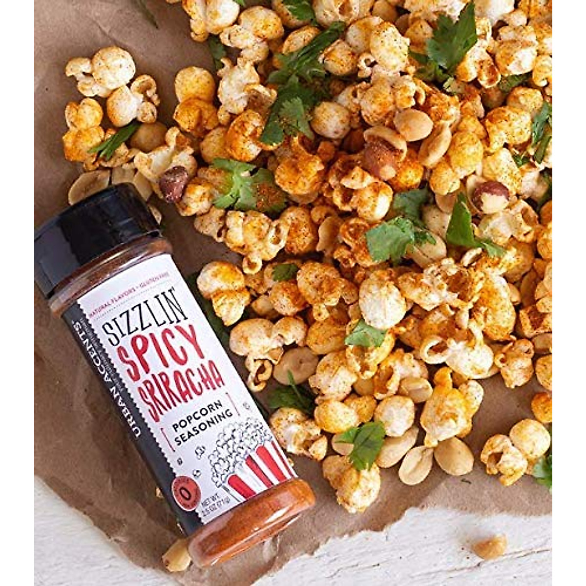 Gourmet Popcorn Seasoning Variety Pack, All Natural (6 Flavors) - Dill Pickle, White Cheddar, Kettle Corn, Caramel, Sriracha, Cracked Pepper Asiago