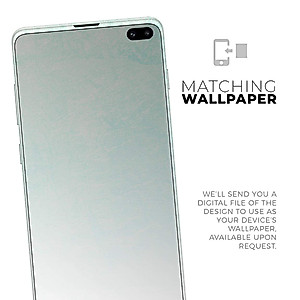 DesignSkinz Teal Grunge Fade to White | Protective Vinyl Decal Wrap Skin Cover Compatible with The Samsung Galaxy Note 10 LITE (Full-Body, Screen Trim and Back Glass Skin)