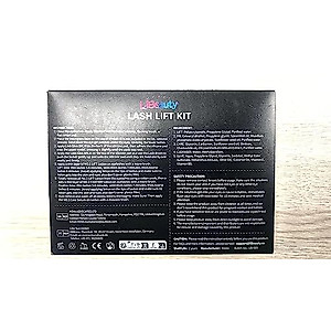 Libeauty Lash Lift Kit with New Glue Balm Lash Perm Kit Korea for Eyelash Curling and Brow Lamination Complete Tools DIY Set Easy for Beginner Use at Salon & Home (Pink)