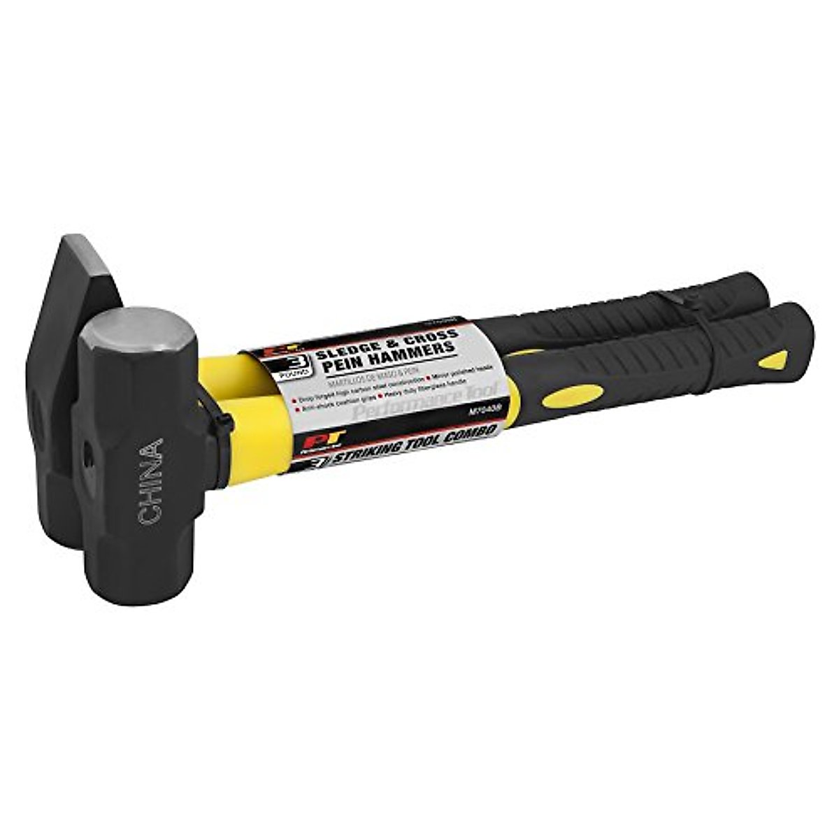 Performance Tool M7040B 3-Pound Cross Pein and 3-Pound Sledge Combination