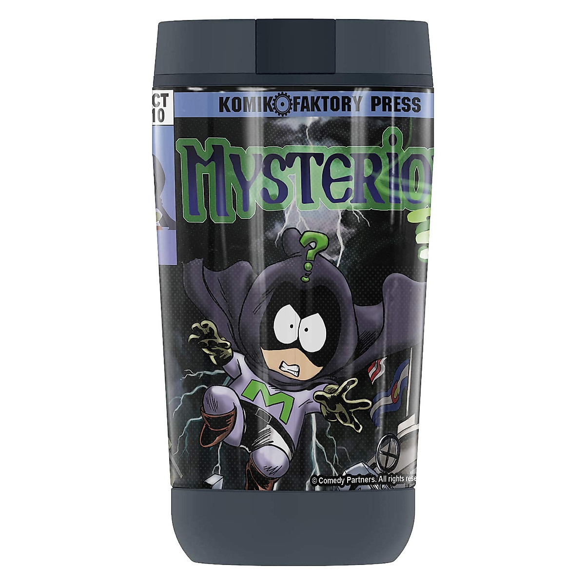 THERMOS South Park Mysterion Comic GUARDIAN COLLECTION Stainless Steel Travel Tumbler, Vacuum insulated & Double Wall, 12 oz.