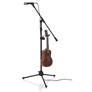 Gator Frameworks Ukulele/Mandolin Hanger Attachment for Microphone Stands (GFW-MICUKE-HNGR)