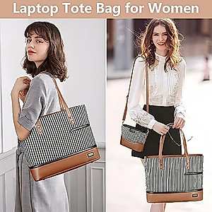 Handbags for Women 3Pcs Purses Satchel Shoulder Bags Crossbody Canvas Tote Bags Purse Set Stripes Style