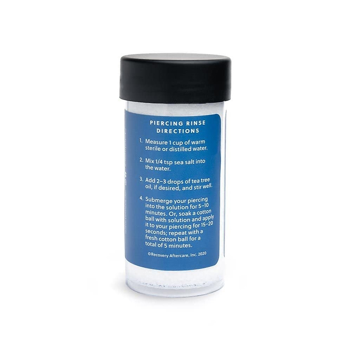 Recovery Piercing Aftercare Sea Salt From Dead Sea - All Natural, Soothing Healing Saline Solution