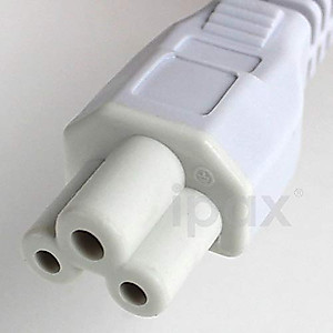 Ipax 15 Feet Long White AC Power Supply Cord Cable Compatible with for LG 32LB560B LG 42LB5600 LG 42LB5800 LG 42LF5600 UB LG 42LN5300 LG 47LN5400 LG 49LB5550 LG 55LF6000 LG 60LN5400 HD TV