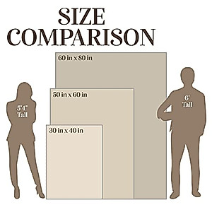 Outrageously Soft Throw Blanket - Ultra Plush Minky Faux Fur Blanket - 50 x 70 Inches - Tan