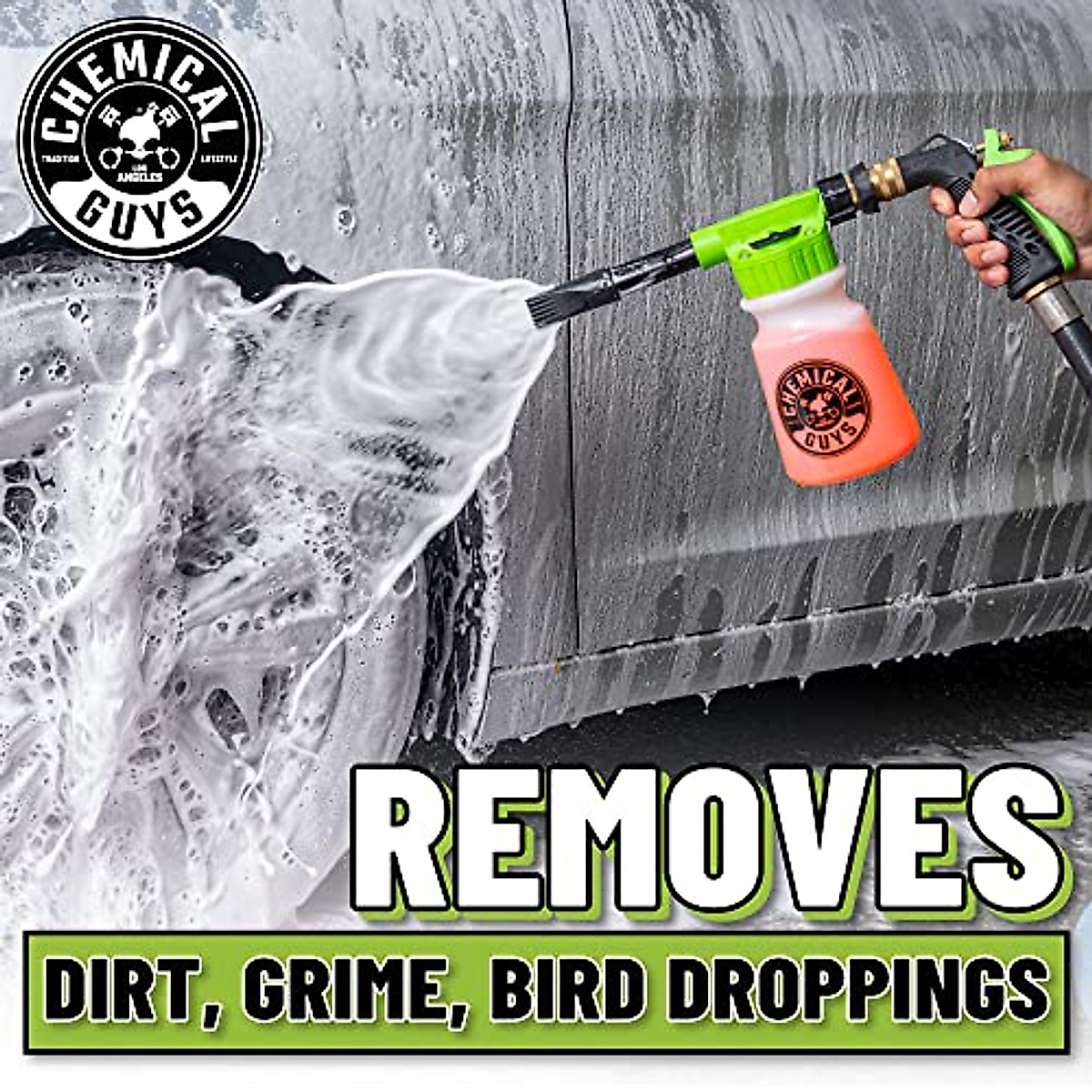 Chemical Guys ACC_326 – Torq Foam Blaster 6 Foam Wash Gun – The Ultimate Car Wash Foamer that Connects to Any Garden Hose