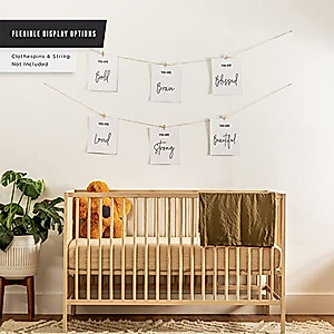 Let It Shine Bedroom –Playroom – Wall Decor for Girls , Women – Inspirational Quotes Wall Art (Set of 6 Unframed 8x10 Inch Prints)