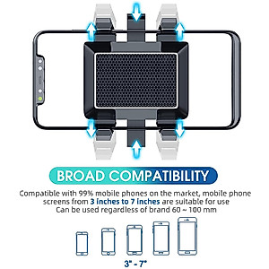 2022 Rotatable and Retractable Car Phone Holder - Rear View Mirror Phone Holder, Car Phone Holder Mount 360-degree Rotation Adjustment, Easy to Install and Remove for All Mobile Phones and All Car