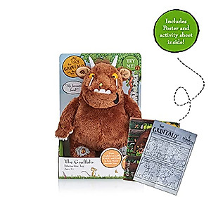 WOW! STUFF The Gruffalo Interactive Plush | Official Talking 12" Soft Toy from The Julia Donaldson Childrens Books and Films | Unlock The Bonus Phrases | for Boys and Girls Aged 2+