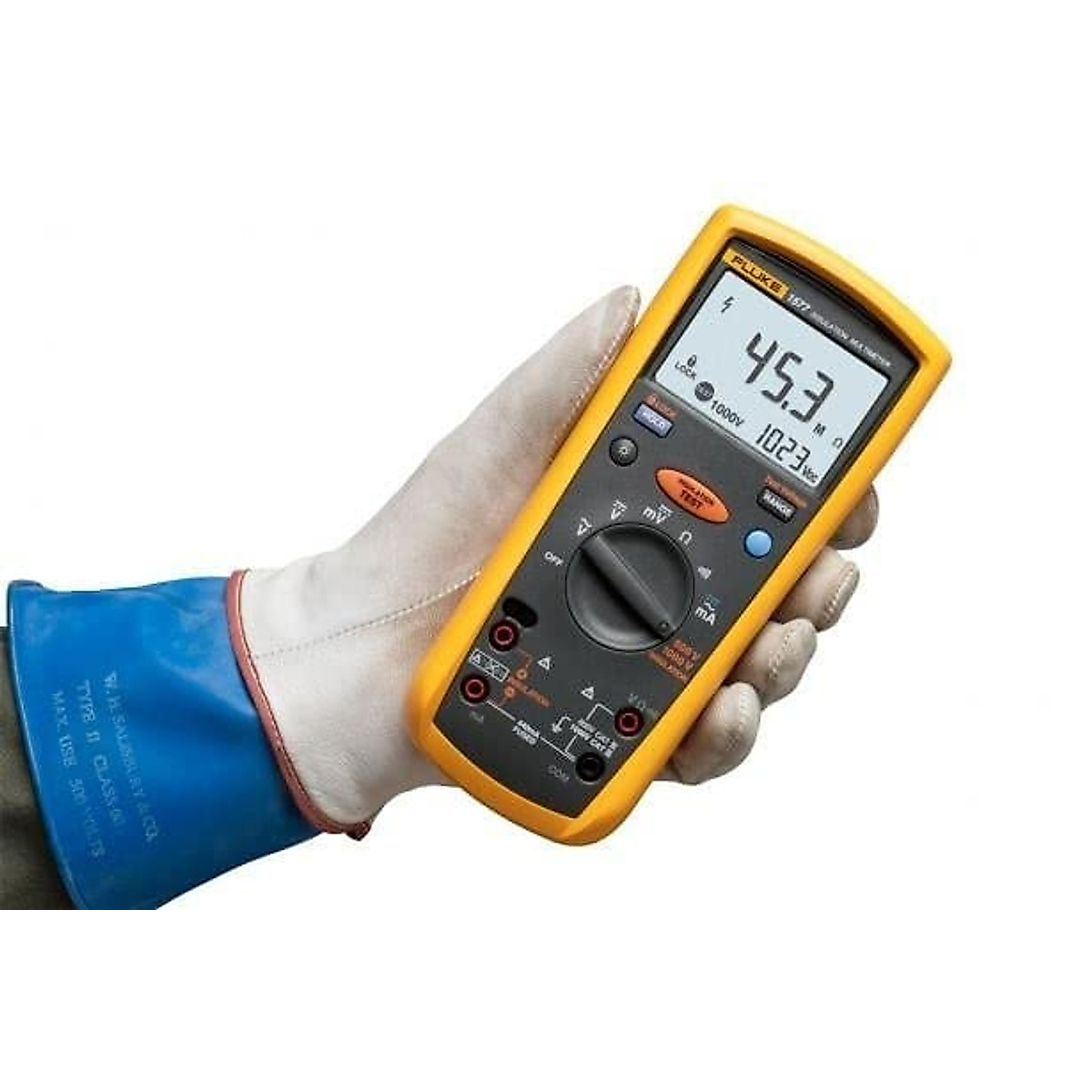 Fluke 1577 Insulation Multimeter, LCD Display, 600 Megaohm Resistance, 500/1000V Voltage