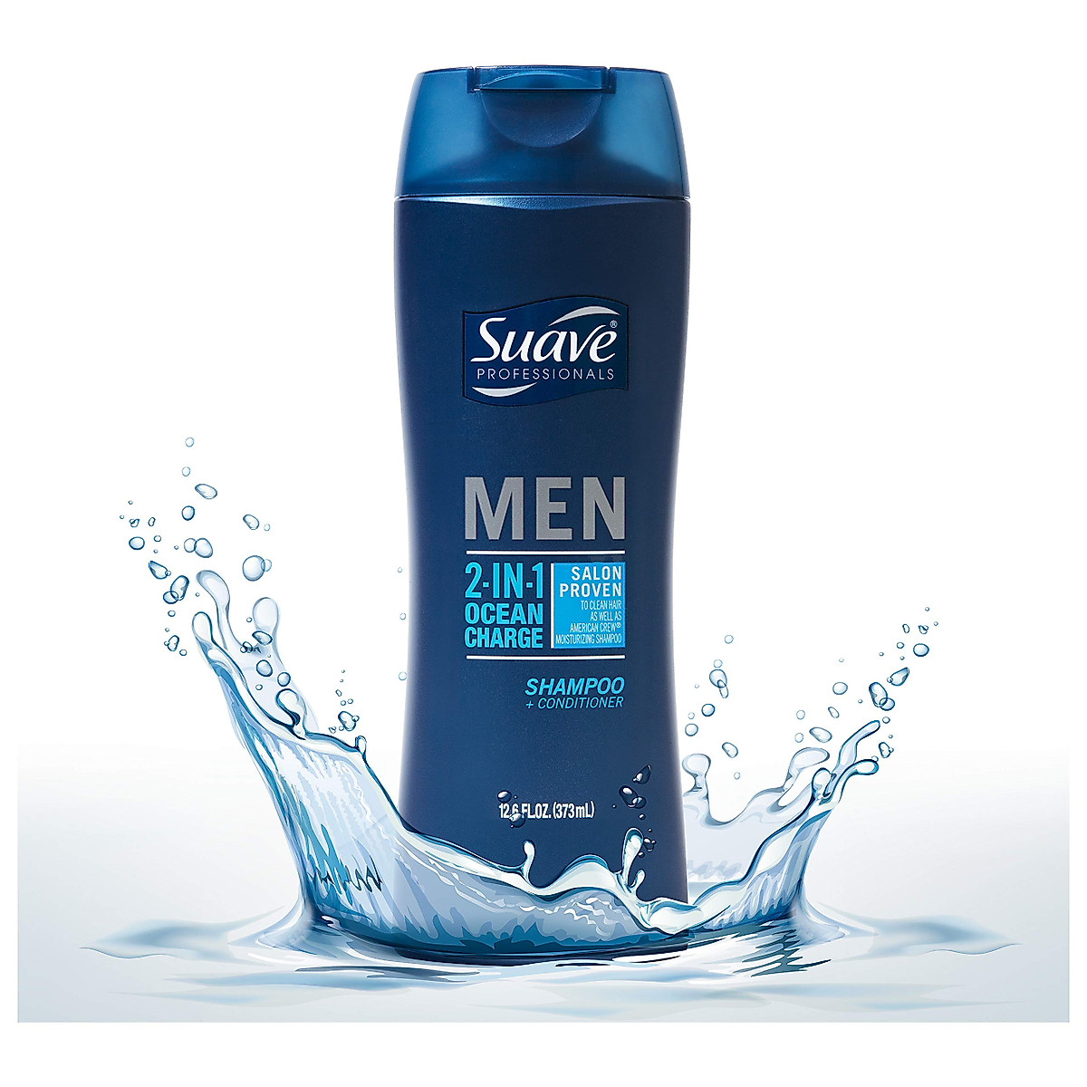 Suave Men Shampoo Ocean Charge 12.6 Oz Pack of 2