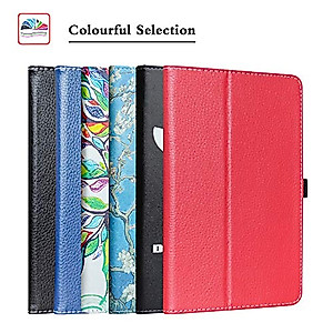 LiuShan Compatible with Huawei MatePad 10.4 case,Huawei Honor V6 case,PU Leather Slim Folding Stand Cover for Huawei MatePad 10.4" BAH3-AL00 BAH3-W09 / Honor V6 Tablet,Black