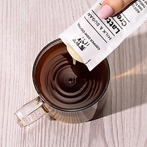 Copper Cow Coffee California Sweetened Condensed Milk Creamers – Single-Serve and All-Natural Pre-Filled Packets – (25 Pack)