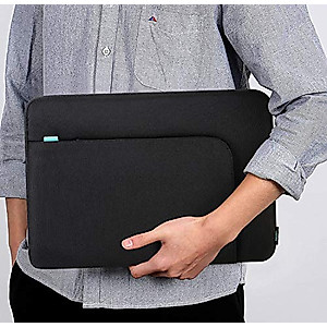 Lacdo Chromebook Case 11 Inch Laptop Sleeve for 11.6" Acer Samsung Dell Lenovo Chromebook ASUS L210 C202 / HP Stream, 11.6" MacBook Air, 13" Surface Pro 11th Copilot+PC/10/9/8/X/7 Computer Bag, Black