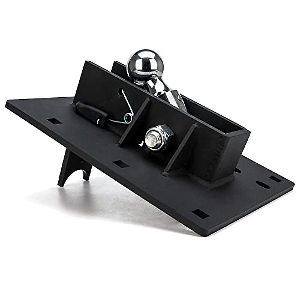 Folding Ball Gooseneck Hitch 61052 30,000 lbs Compatible with Chevrolet Silverado/GMC Sierra/Ford/Dodge Ram and Other Models Black 2-5/16 Inch Ball