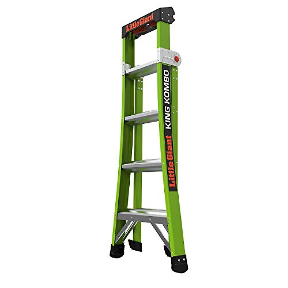 Little Giant Ladders, King Kombo, Professional, 5 Ft. A Frame, 8 Ft. Extension, Fiberglass, Type 1AA, 375 lbs Weight Rating, (13580-001)
